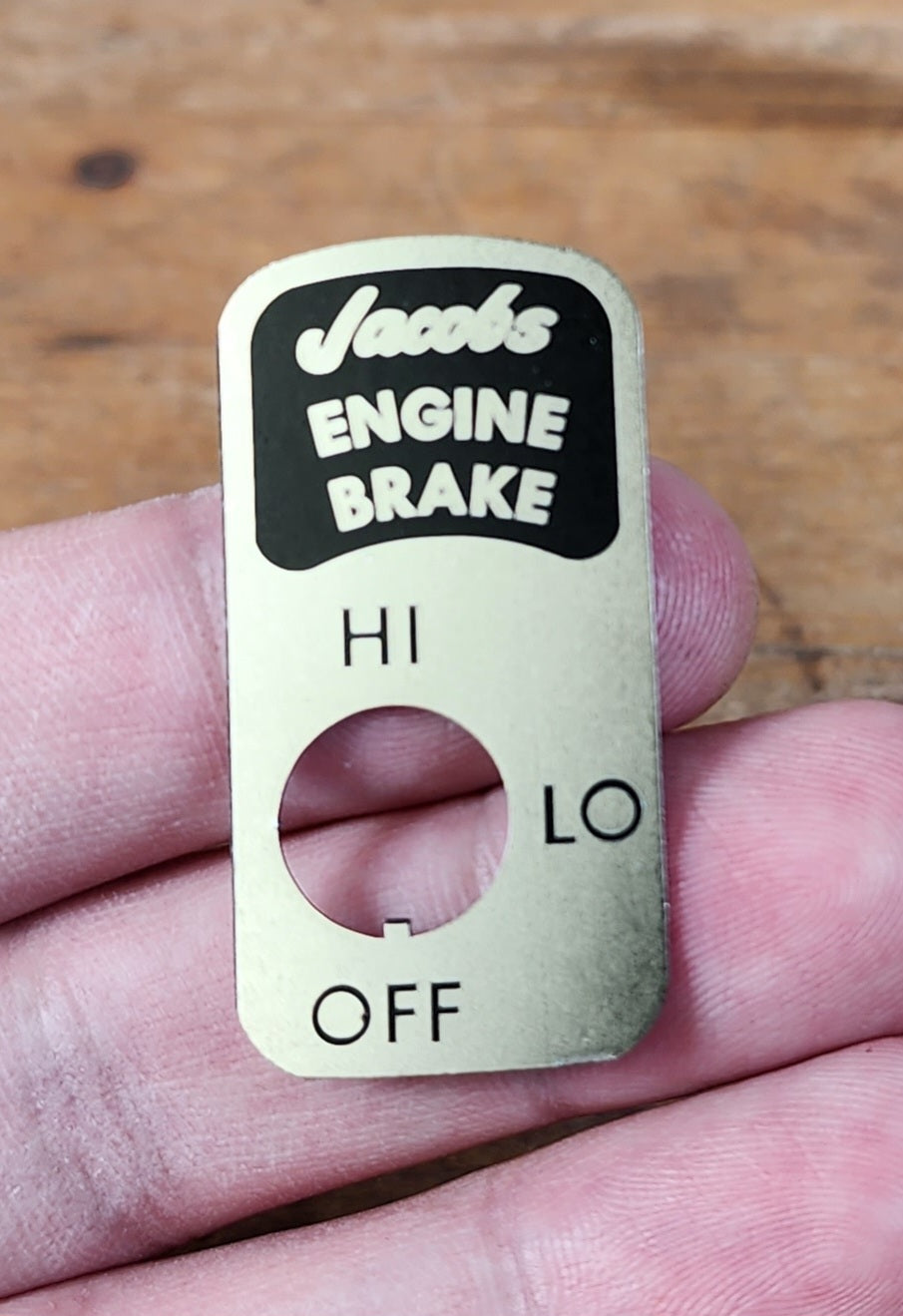 Jacobs Brake Switch Plates – The Tag Guy