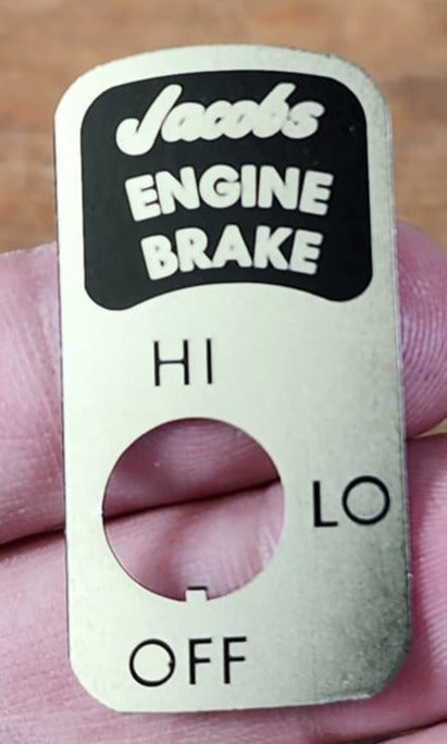 Jake Brake 3 Way Switch Plate – The Tag Guy
